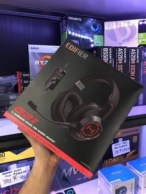 Edifier G2 Ii 71 Surround Sound Usb Gaming Headset Black Audio