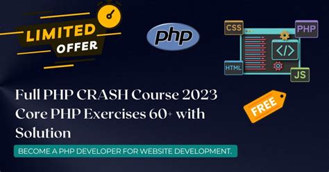 Full Php Crash Course 2023 Core Php Exercises 60 With Solution Cigma Foundation