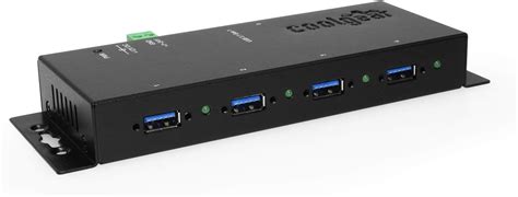 Amazon Coolgear Usb Port Industrial Hub Metal Case With Screw Lock Cable Option