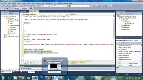 Query Parameter In Aspnet Data List With Sql Data Source Youtube