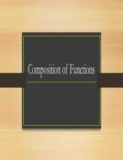 Master Function Composition Operations Evaluation Course Hero