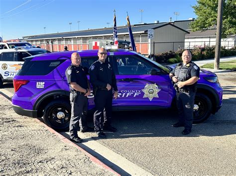 Ccso Unveils New Domestic Violence Awareness Patrol Vehicle And Badge Design Canyon County