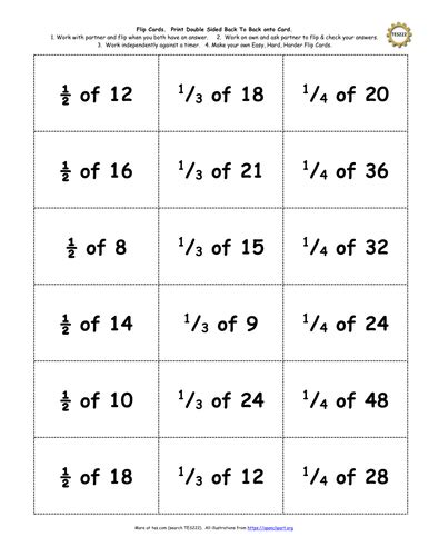 Ks2 Y4 Y5 Fractions Of Numbers And Amounts Differentiated Challenges And Presentation Teaching