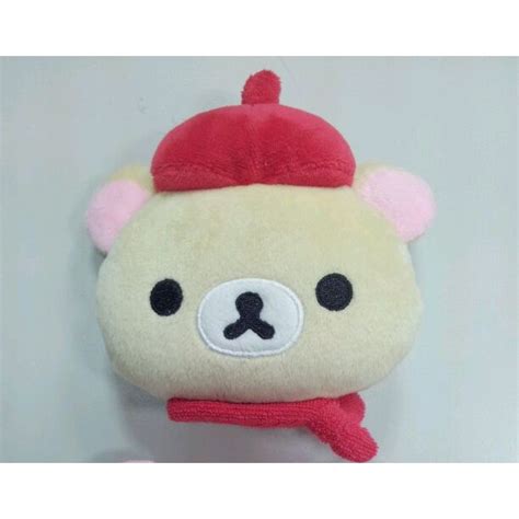 ★授權正版★絕版【rilakkuma 拉拉熊 懶懶熊】絨毛零錢包小紅帽 蝦皮購物