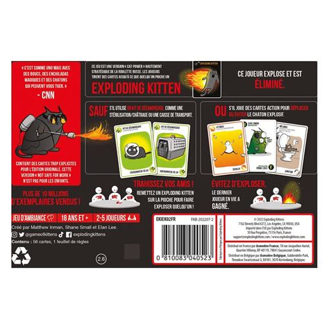 Asmode 18 Exploding Kittens