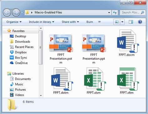 Macro Enabled File Types Fppt