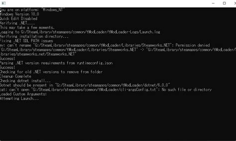 my tmodloader is closing after showing this r terraria