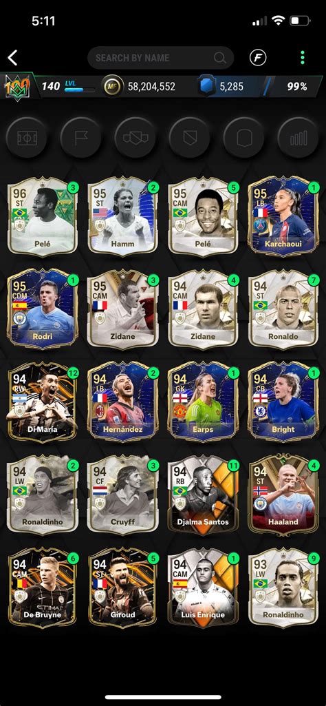 Who Has 95 Ronaldo Rmadfut
