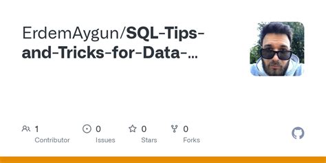 GitHub ErdemAygun SQL Tips And Tricks For Data Science
