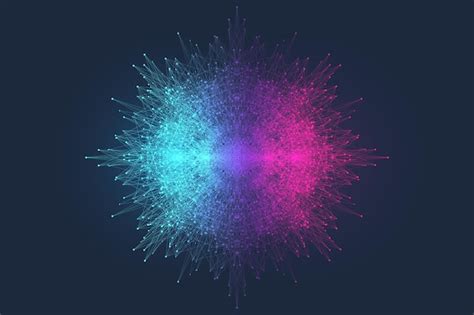 Premium Vector Big Data Visualization Big Data Machine Learning Algorithms Data Array