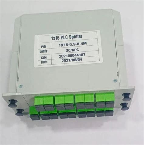 Plastic Plc Splitter 1X16 Sc Apc Connector Cassate Type 16 Way At 580 Piece In Sonipat