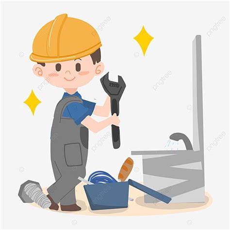 รูปคนงานการ์ตูนซ่อมแซมอ่างวัสดุ Png Png คลิปอาร์ต คนงานการ์ตูน คนงานการ์ตูนภาพ Png และ Psd