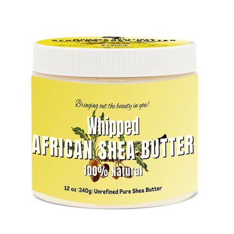 Whipped 100 Natural African Shea Body Butter Unscented
