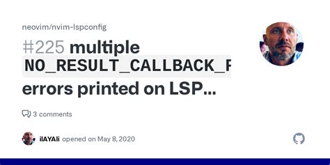 Multiple `noresultcallbackfound` Errors Printed On Lsp Init · Issue