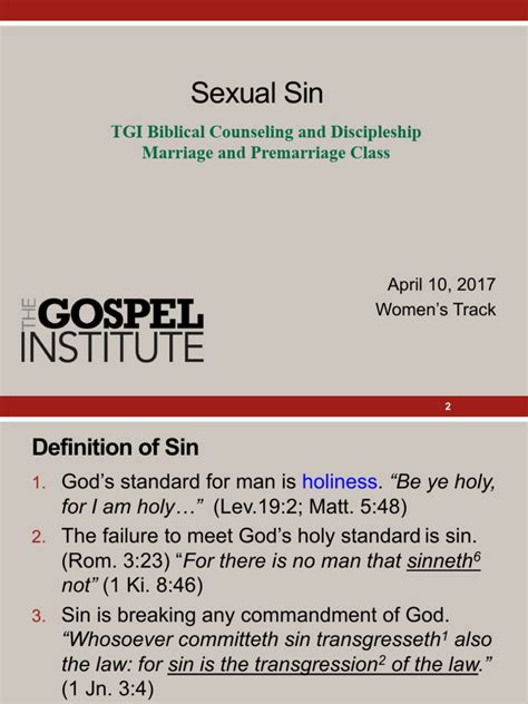 2300 Sexual Sin Womens Track Notes Pdf Lust Jesus