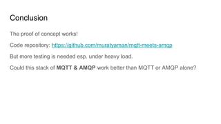 MQTT Meets AMQP PPT