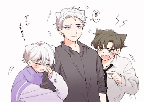 White Faced Cat Grumpy And Boss Mo Purrfect Tale Drawn By Totomsan