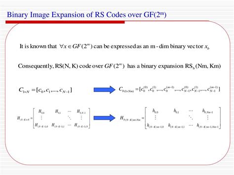 PPT Soft Decision Decoding Algorithms Of Reed Solomon Codes