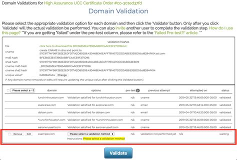 Reprocessing A Multi Domain UCC SAN Certificate SSL Com