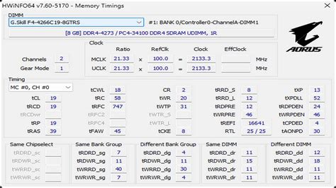 技嘉的内存时序读取软件 Hwinfo Memory Timings 面世 掘金咖