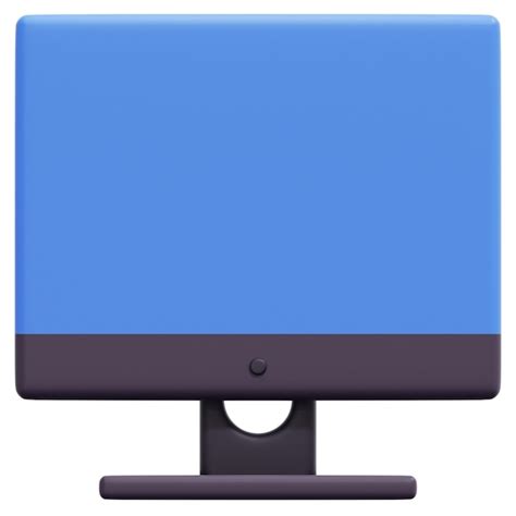 Premium Photo Monitor 3d Render Icon Illustration