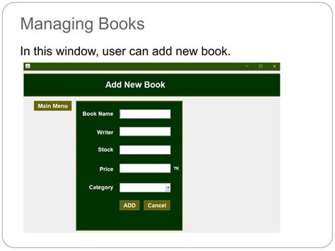Book Shop Management System Ppt