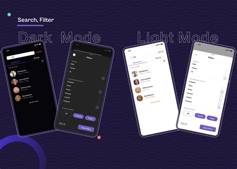 linq app ui behance