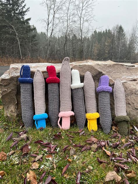 No Sew Sword Crochet Pattern Etsy
