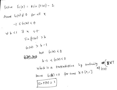 [solved] Prove This By Using Combination Of Evt Ivt And Proof By