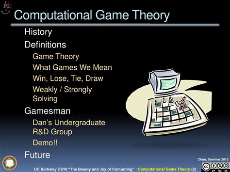 Ppt Exploring Computational Game Theory At Uc Berkeley Powerpoint Presentation Id1000873