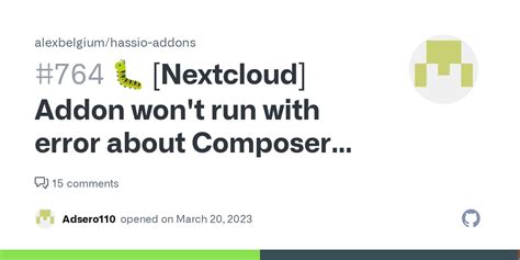 🐛 Nextcloud Addon Wont Run With Error About Composer Autoloader Not Found Or App Directory
