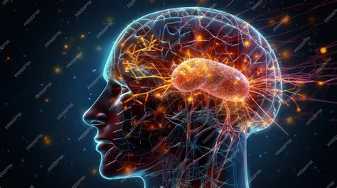 Premium Ai Image Neural Connections In The Brain And Artificial