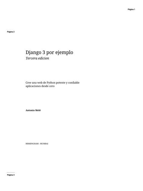 Django 3 Por Ejemplos Pdf Blog Red Mundial