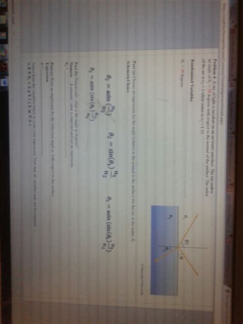 Solved I Just Need The Equation For Part C