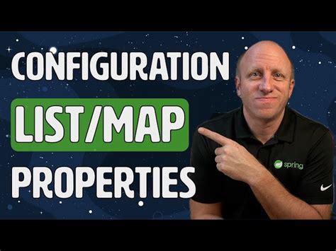 free video spring boot configuration properties working with lists and maps from dan vega