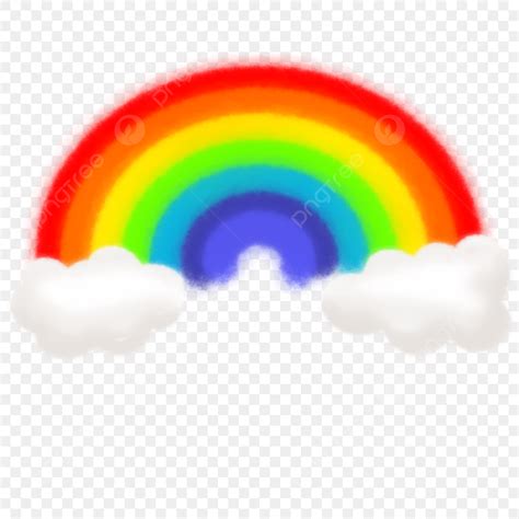 아이들을위한 구름과 귀여운 무지개 손 그리기 만화 무지개 무지개 너머 유치원 Png 일러스트 및 Psd 이미지 무료 다운로드 Pngtree