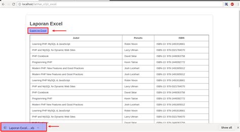 Membuat Export To Excel Pada Codeigniter Kuli Ngetik Team