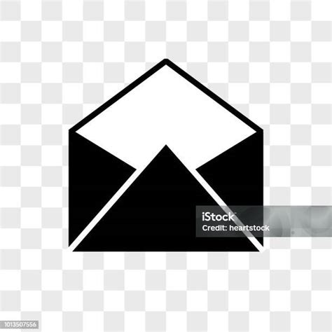 투명 한 배경 메일 봉투 오픈 다시 모양 아이콘에 메일 봉투 오픈 다시 모양 벡터 아이콘 골동품에 대한 스톡 벡터 아트 및 기타
