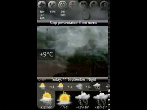 Animated Weather Forecast App For Android Free Realistic Weather Forecast On Your Android Avi