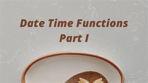 Date Time Functions Part I Python Programming Language Km Irfan Youtube