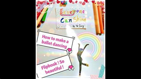 How To Make An Amazing Flipbook The Ballet Dancer The Most Miracle