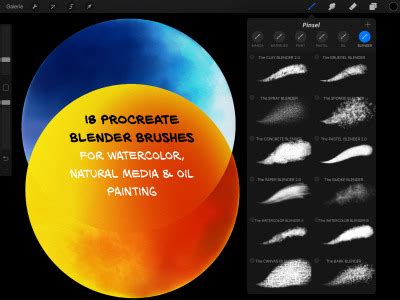 20 Procreate BLENDER Brushes For WATERCOLOR PAST Tumbex