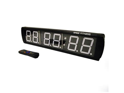 Rage 6 Digit Wall Timer Adamant Barbell