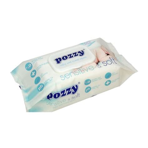 ლეირა სველი ბავშვის ხელსახოცი Pozzy სენსიტივი 100 ც ავერსი