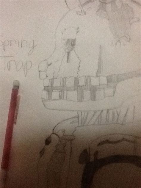 Spring Trap Sketches Drawings Male Sketch