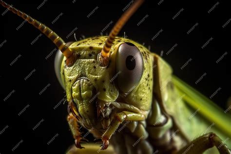 Premium Photo Grasshopper Face And Eye Zoom Microphotography Premium Photo Grasshopper Face And Eye Zoom Microphotography