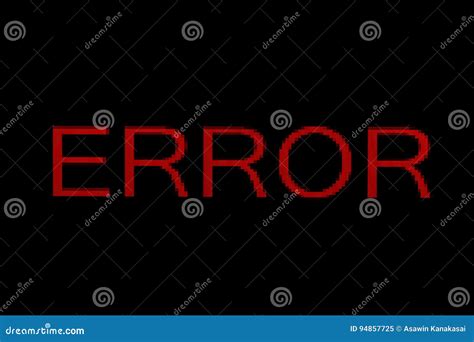 Error Word On Blue Background Composed From Colorful Abc Alphabet Block Wooden Letters Copy