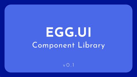 EGG UI Design System V0 1 Free Figma