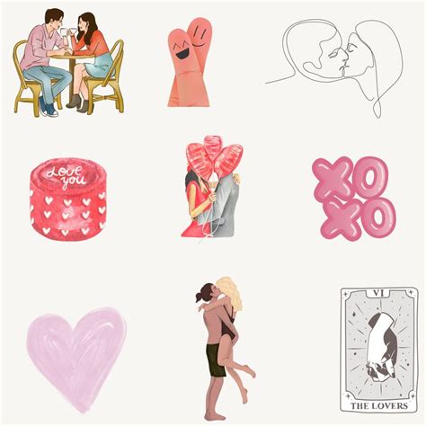 Buy Couple Stickers Love Stickers Couples Digital Sticker Goodnotes