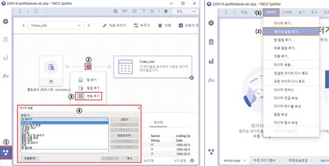 75 데이터 테이블 내 변환 Spotfire 간단하게 그래프 그리기